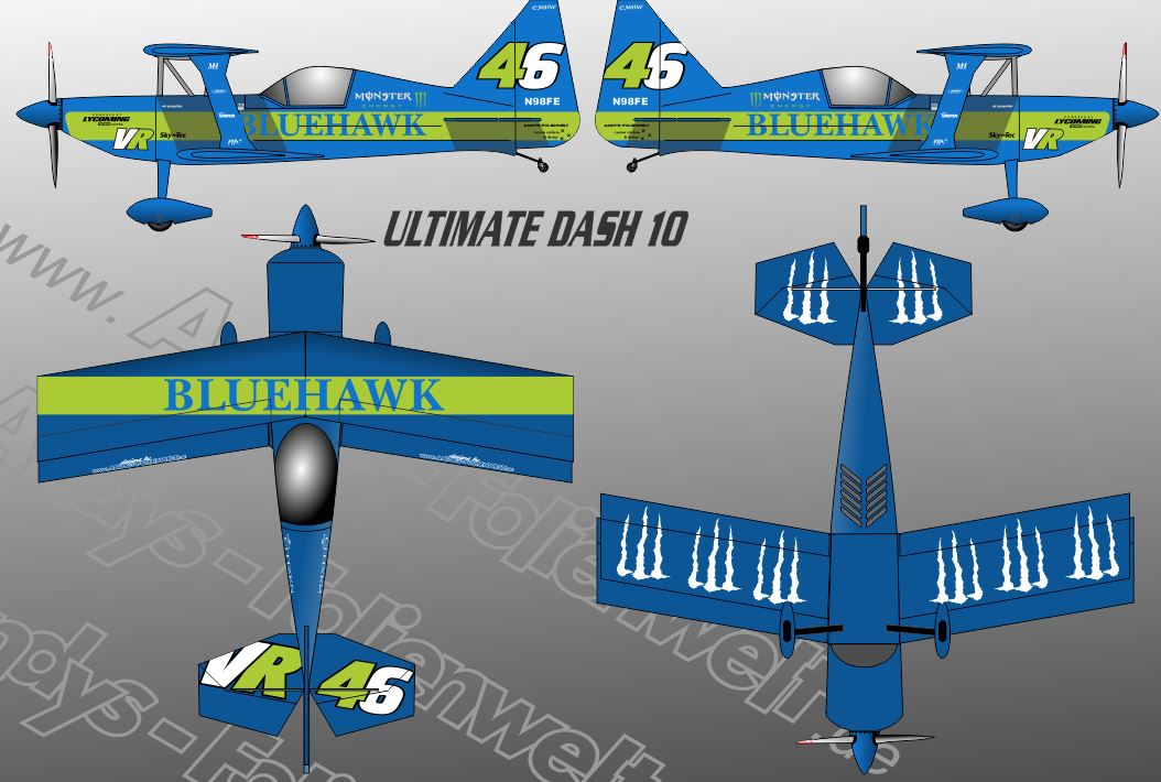 Foliendesign, Doppeldecker,